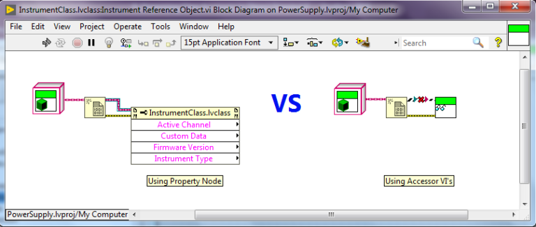 Organizing Class Accessors In Labview Object Oriented Programming